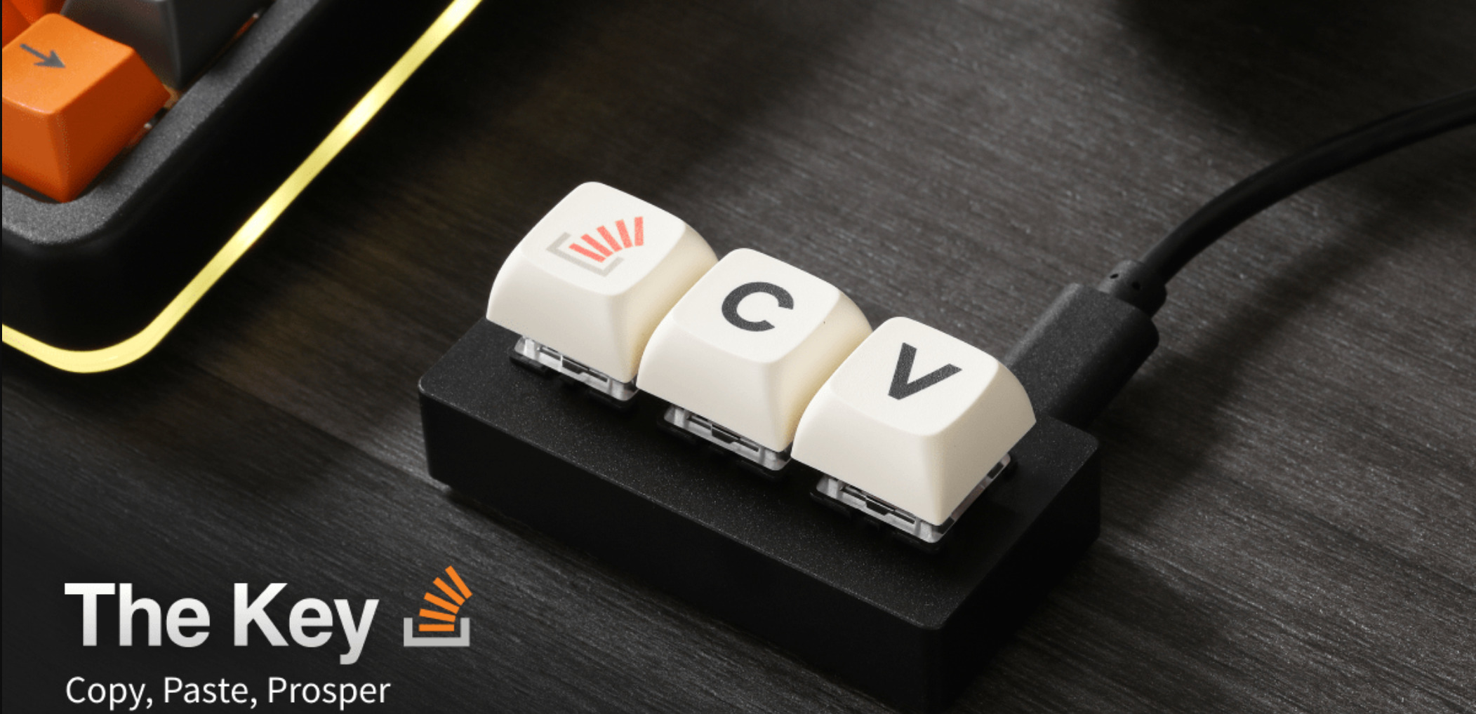 Le Clavier Stack Overflow Trois Touches Est Disponible Pour 29 Dollars